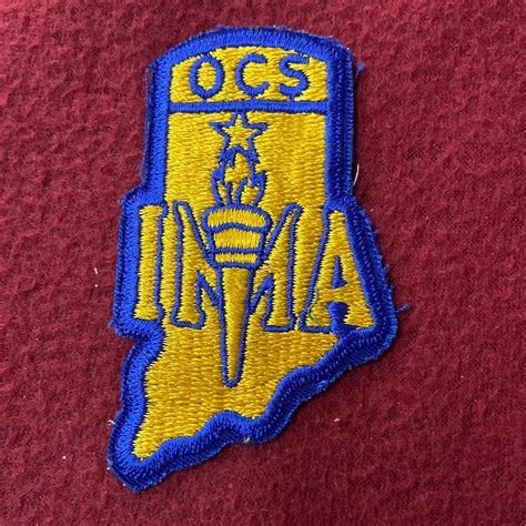 Vintage Us Army Ocs Ima Souvenir Patch Sew On 12o128 Etsy