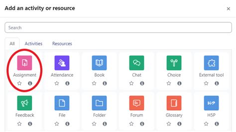 Creating Assignments In Moodle Gettysburg College It Knowledge Base