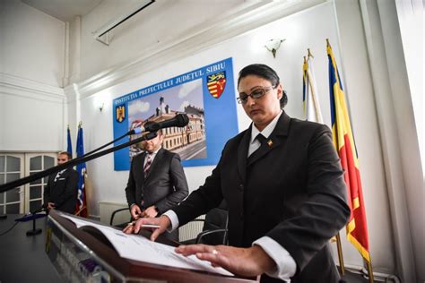 Foto Video Noul Prefect Al Sibiului Adela Muntean Am Două Priorități