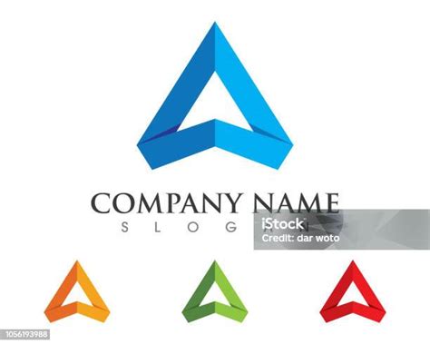 字母徽標範本向量圖形及更多三角洲圖片 三角洲 乾淨 企業 Istock