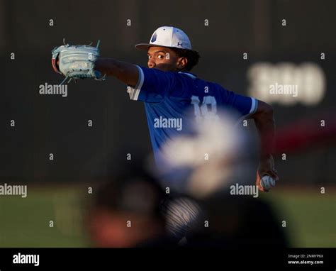 Img Academy Ascenders Pitcher Davion Hickson 18 During A Game Against The Montverde Academy