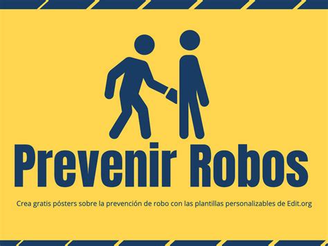 Crea Carteles De No Robar Con Plantillas Editables