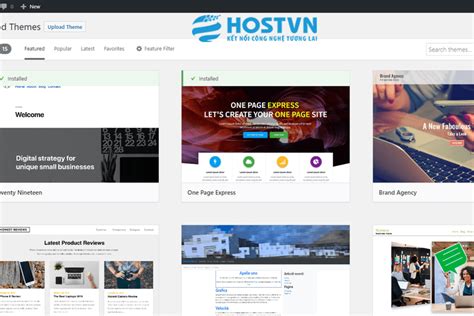 Hướng Dẫn Cài đặt Theme Cho Wordpress Hostvn Blog