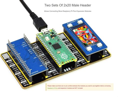 Buy Dual GPIO Expander For Raspberry Pi Pico Microcontroller Board Two