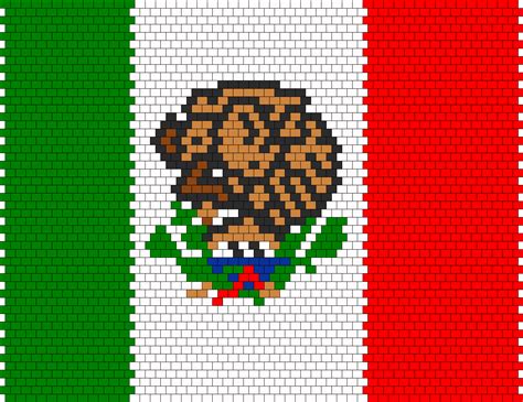 Mexican Flag Bead Pattern Peyote Bead Patterns Misc Bead Patterns