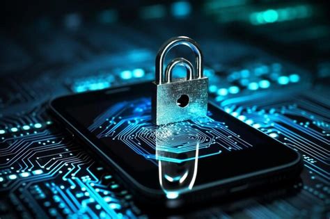 Premium Ai Image Phone Lock To Protect From Cyber Scam Online Data