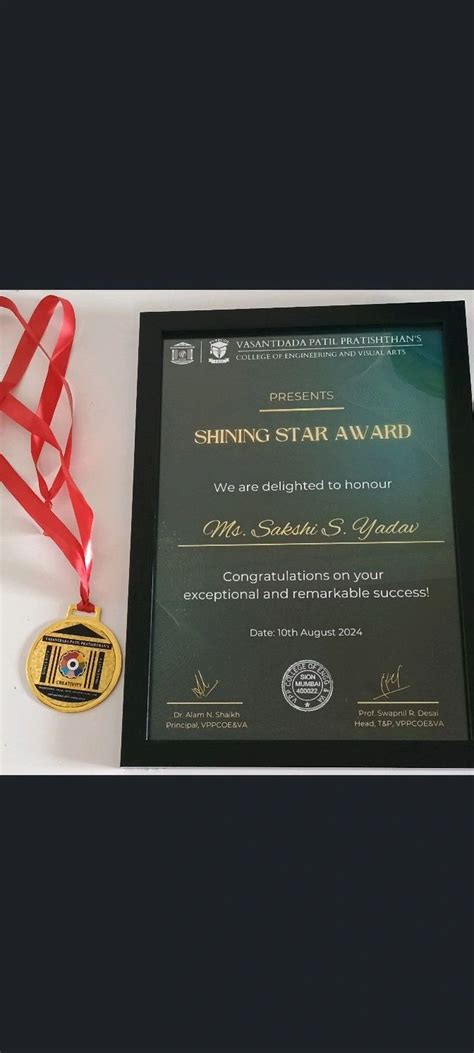 Sakshi Yadav On Linkedin A Trophy Is Just Not A Recognition Its The
