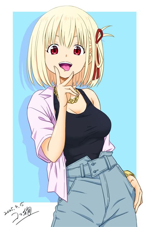 Nishikigi Chisato Lycoris Recoil Drawn By Komainukomainumainu