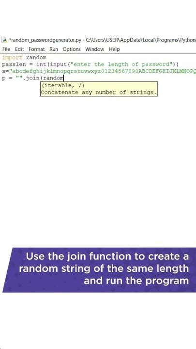 Random Password Generator Using Python How To Create Password Generator Shorts