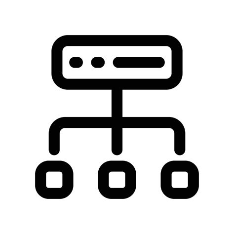 Server Structure Line Icon Vector Icon For Your Website Mobile