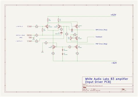 White Audio Labs B3 Amplifier Rebuild Schematic Included Diyaudio