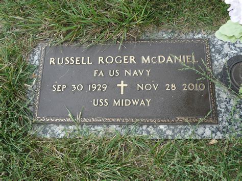 Russell Roger Mcdaniel 1929 2010 Find A Grave Memorial