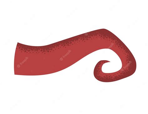 Tentacule De Poulpe Sur Fond Blanc Icône De Dessin Animé De Vecteur De