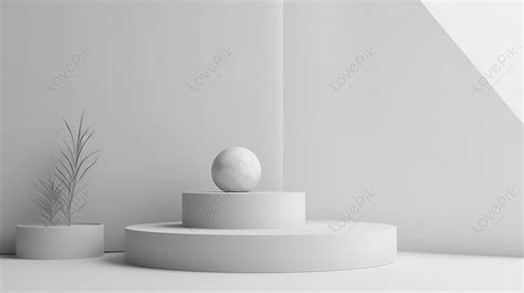 깨끗하고 단순한 제품 디스플레이 배경을 위한 3d 렌더링된 흰색 연단 디자인 연단 배경 디스플레이 디자인 배경 지휘대 배경