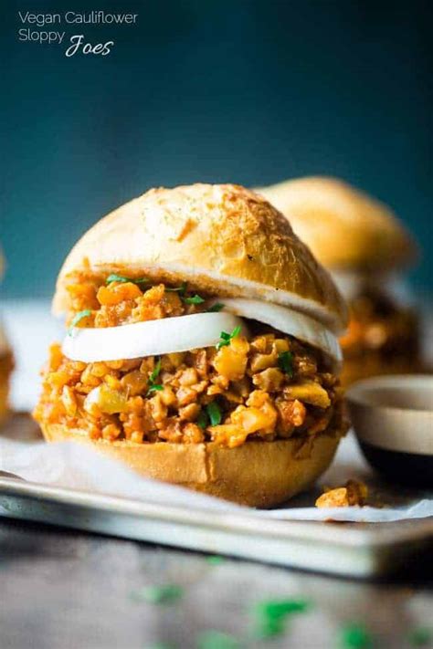 Vegan Sloppy Joes With Cauliflower Food Faith Fitness