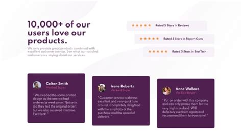 Social Proof Section Solution Coding Challenge Solution