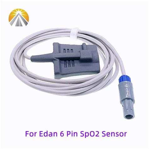Sensor Spo2 Reutilizable Para Edan Monitor De Oximetr A Para Reci N
