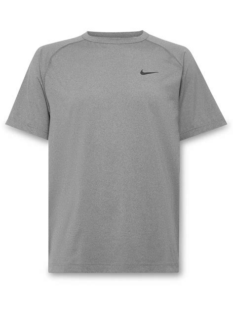 Nike Training Logo Print Dri Fit T Shirt Gray Nike Training