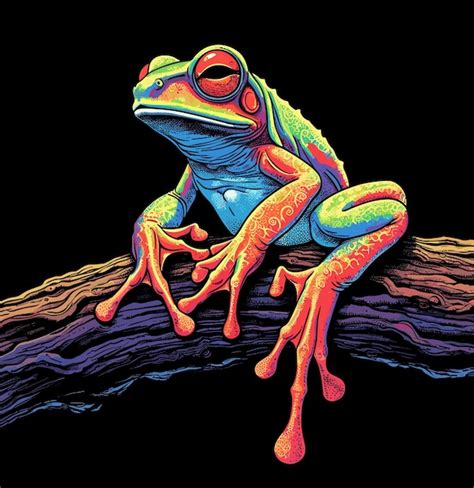 Premium Vector Cute Frog Illustration