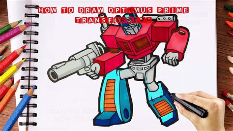 Step By Step How To Draw Optimus Prime From Transformers