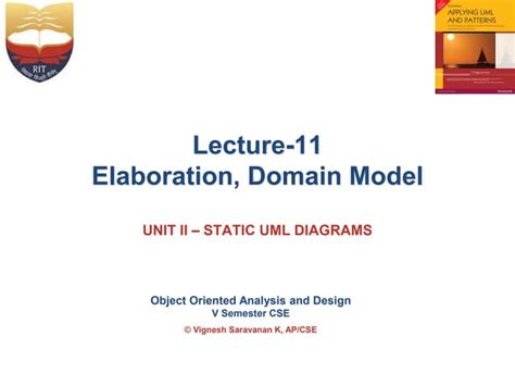 Elaboration And Domain Model Pdf