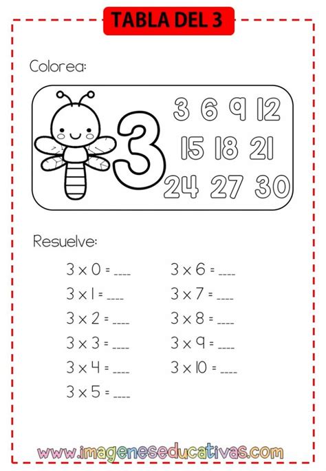 Cuaderno Tablas De Multiplicar 2024 Imagenes Educativas