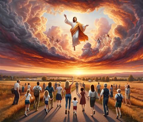 Christian Art Coming In The Clouds Printable Digital Image Of Jesus