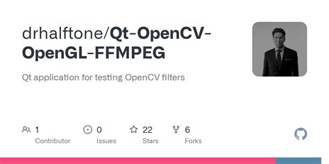 GitHub Drhalftone Qt OpenCV OpenGL FFMPEG Qt Application For Testing