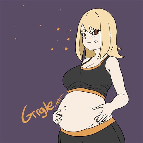 Naori Stuffed Belly Belly Stuffing Commision By Etherealsymphony On