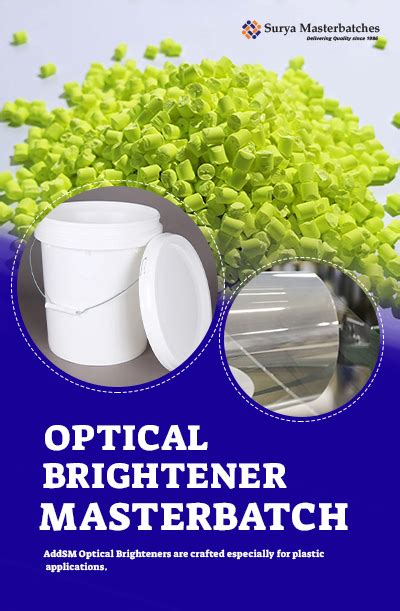 Optical Brightener Masterbatch Manufacturer And Supplier In India