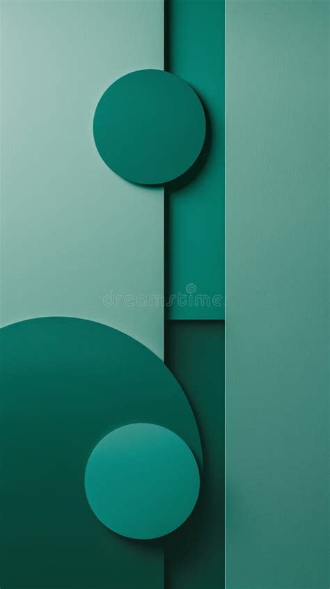 Modern Abstract Background Featuring Overlapping Circles And Vertical Stripes In Varying Shades