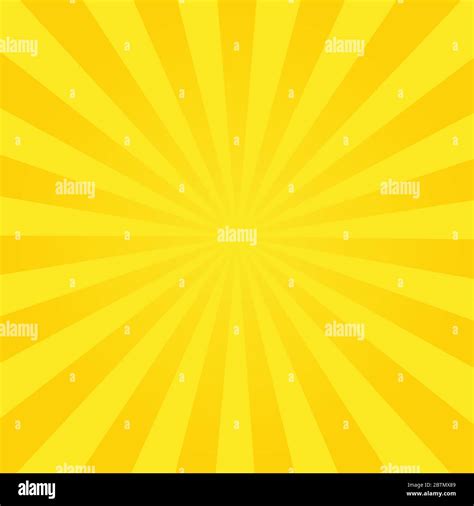 Sun Rays Summer Background Orange Colored A Vector Illustration Stock Vector Image And Art Alamy