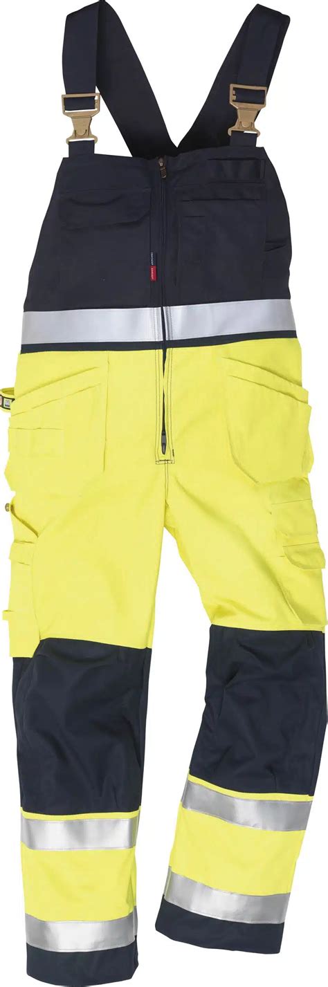 100100 Flame Proof Hi Vis En471 Bib N Brace