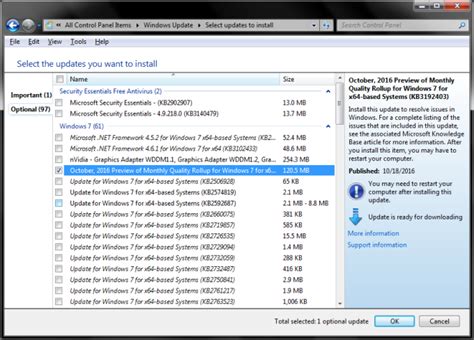 windows 7 cumulative rollup updates any good