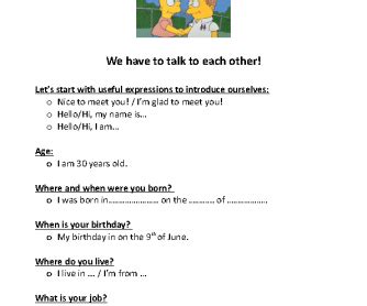 Icebreaker Let S Get To Know Each Other
