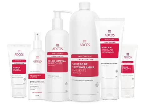 Kit Limpeza De Pele Adcos Com 6 Produtos Linha Profissional Jf Dermo