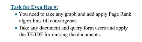 Solved Task For Even Reg You Need To Take Any Graph And Chegg