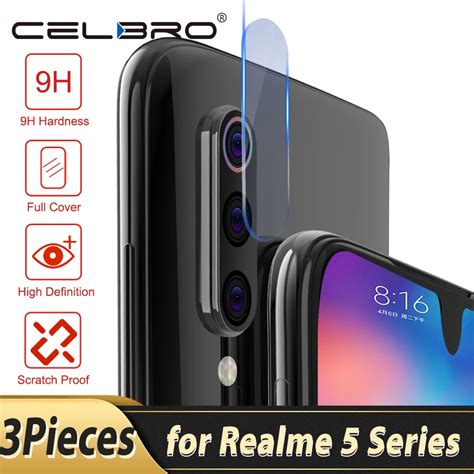 Стекло для камеры Realmi 5 Pro XT X2 Pro Q, Защитное стекло для задней ...