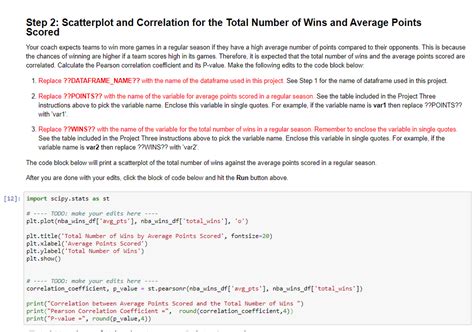 Solved I Need Help With Step 3 For The Statistics Python Chegg Com