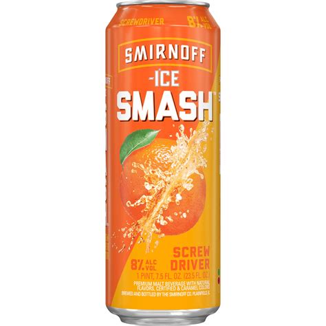 Smirnoff Ice Smash Screwdriver Single Serve 235 Fl Oz Can 8 Abv