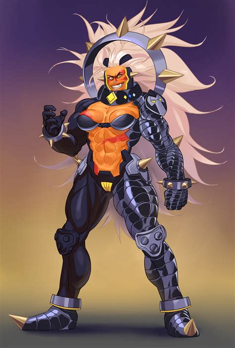 Rule 34 Abs Armor Cleavage Clenched Teeth Crossover Full Body Gamagoori Ira Gradient