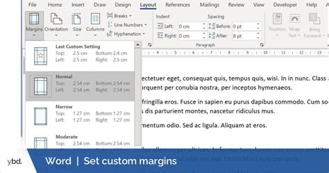 setting custom margins in word your business documents