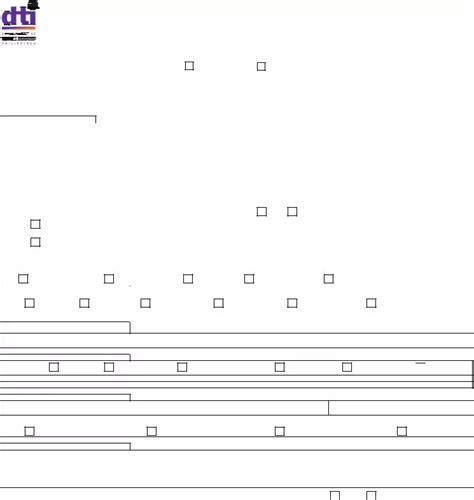 Blank Dti Application Form Fill Out And Print Pdfs