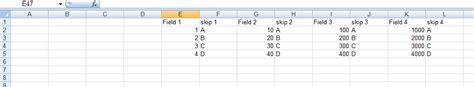Excel Copy Every Second Value Of A Row And Paste Into A Column In
