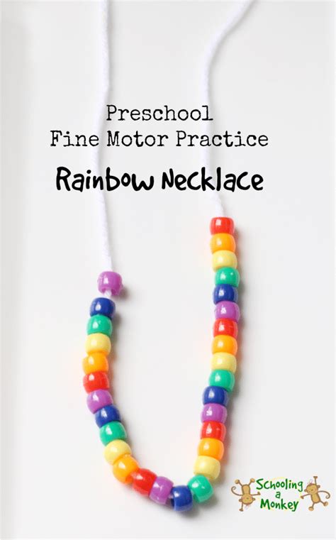 Stringing Beads Activity For Preschool