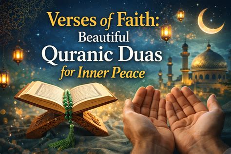 Verses Of Faith Beautiful Quranic Duas For Inner Peace Quran Learn