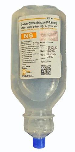 Isotonic 100ml Ns Iv Fluids At Rs 9 60 Piece In Lucknow Id 2851945847573
