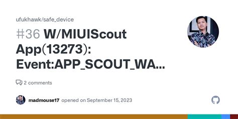 w miuiscout app 13273 event app scout warning thread main backtrace