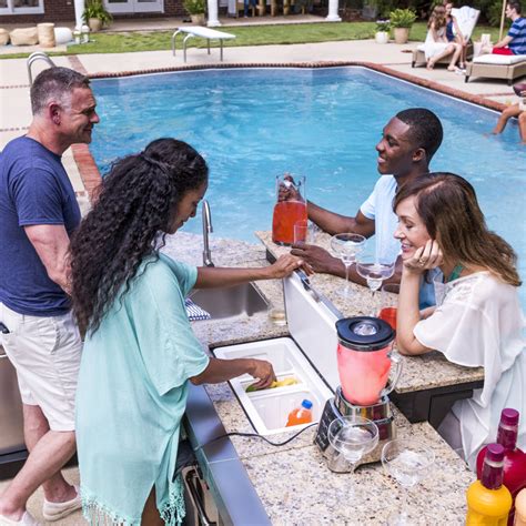 Charbroil Medallion Series Modular Outdoor Kitchen Sink And Entertainment