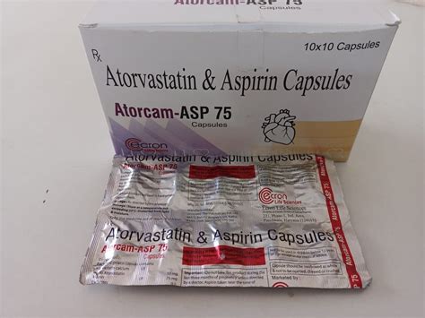 Atorcam Asp Atorcam Atorvastatin Aspirin Capsule Acron Life Sciences